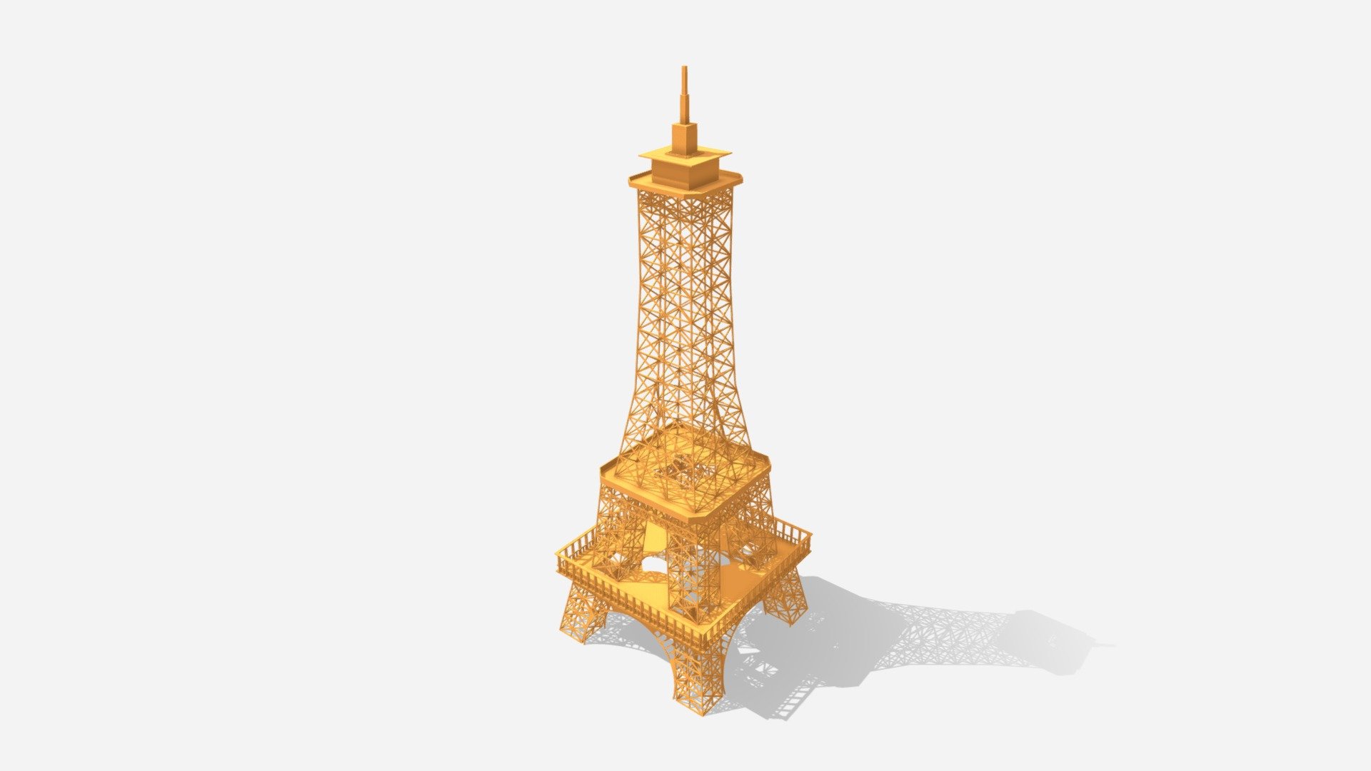 Eiffel Tower - Download Free 3D model by blender.model.3d ...