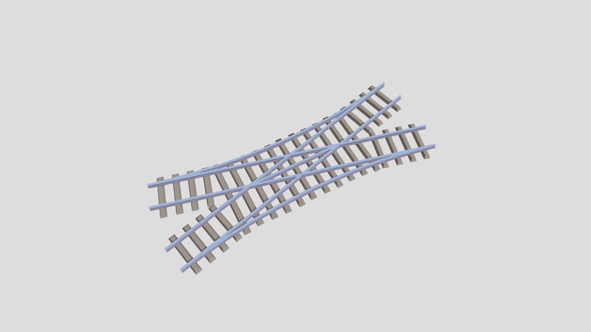 Rail Track Cross - 3D model by FD-paffie [19c91c0] - Sketchfab
