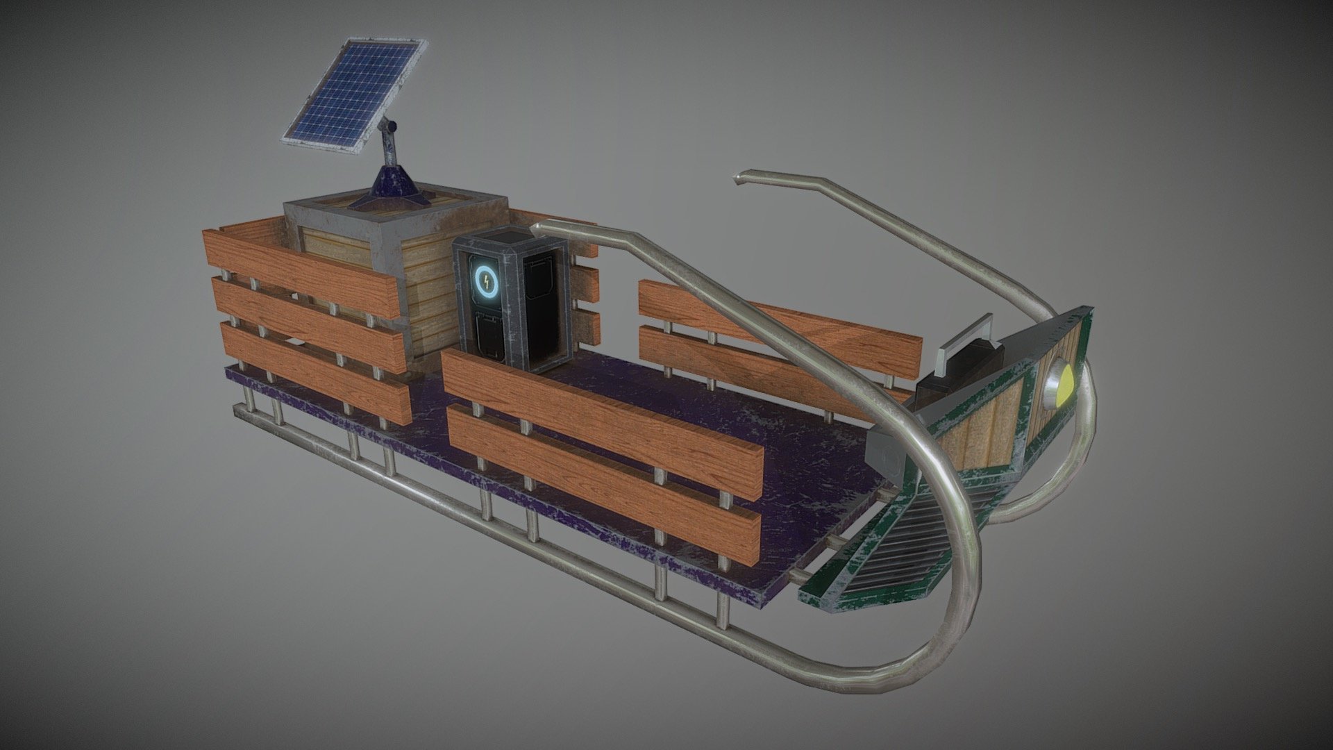 Sled - 3D model by madbuggerswall [19cab08] - Sketchfab