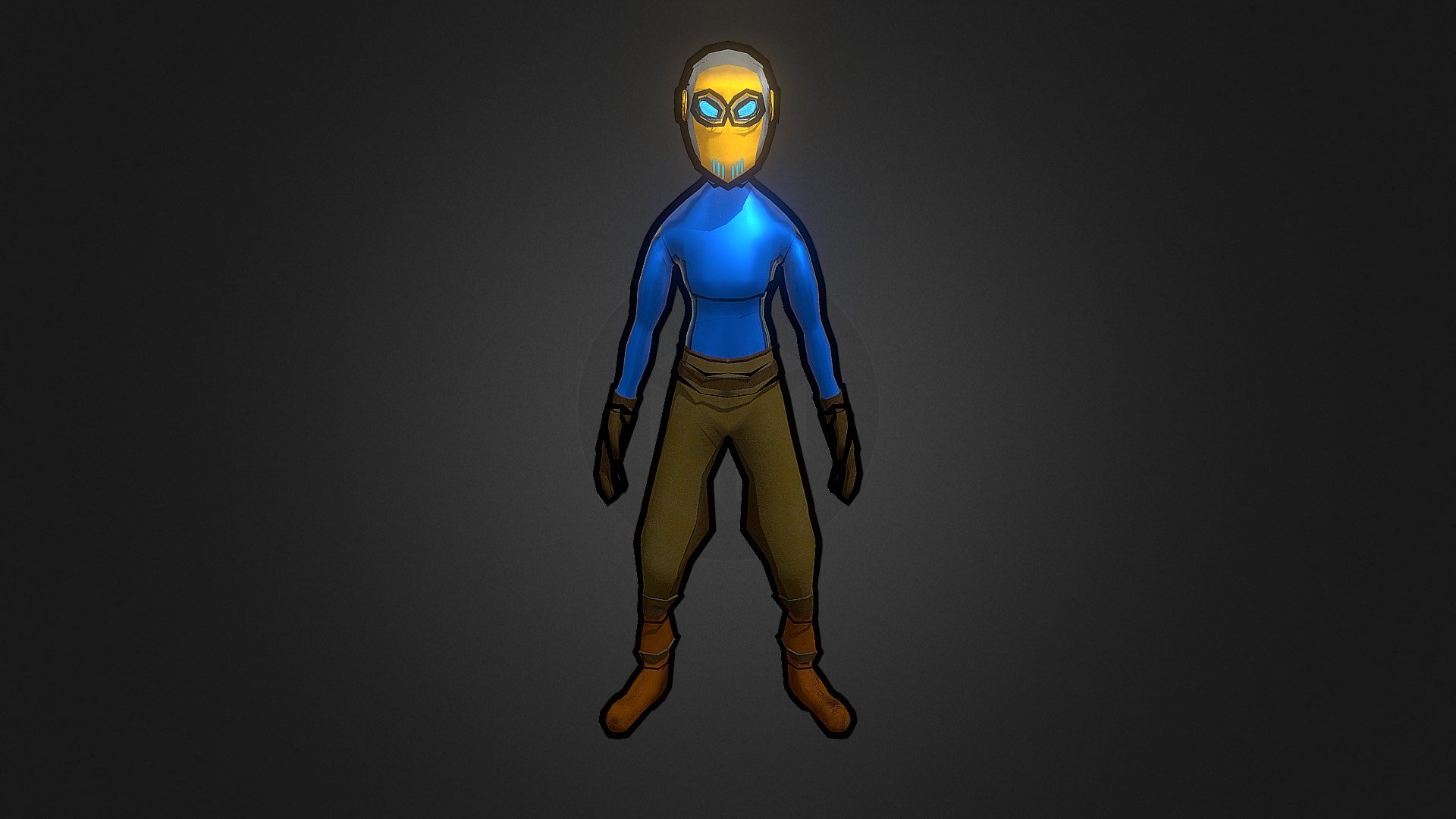 Roy | First 3D Character - 3D model by Nukta [19cccc6] - Sketchfab