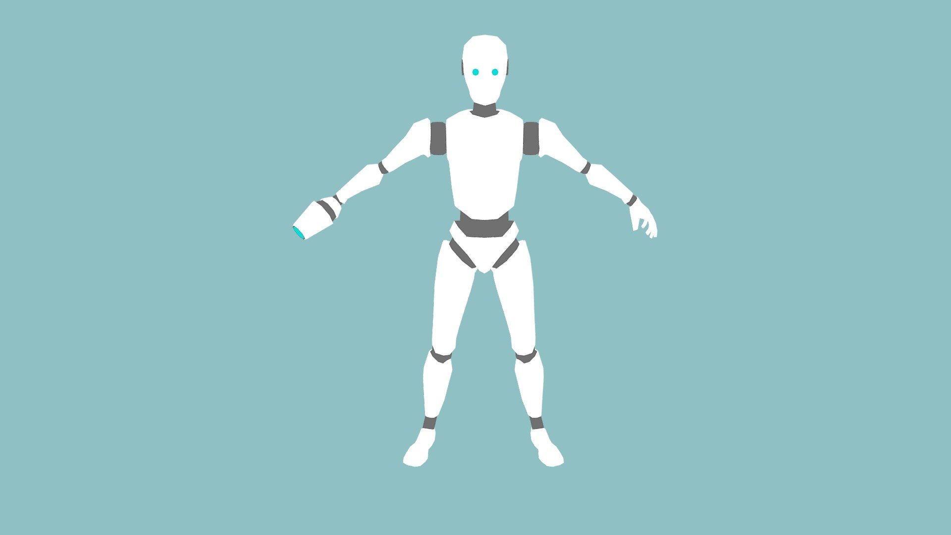 Low-poly Robot - Download Free 3D model by Daniel Darko (@danieldarko ...