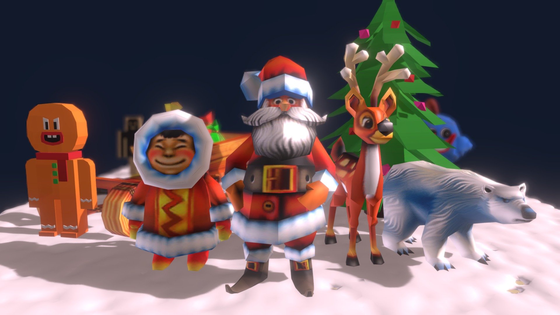 Chicken Gun Christmas tree - Download Free 3D model by kreyt8042 [19ce4d0] - Sketchfab