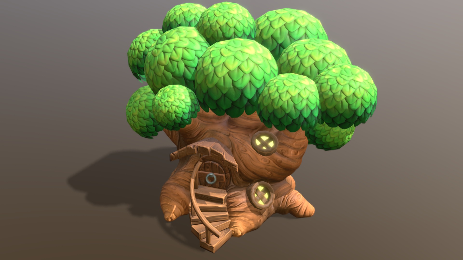 Tree-house - Download Free 3D model by Lada.Repina [19cfad3] - Sketchfab