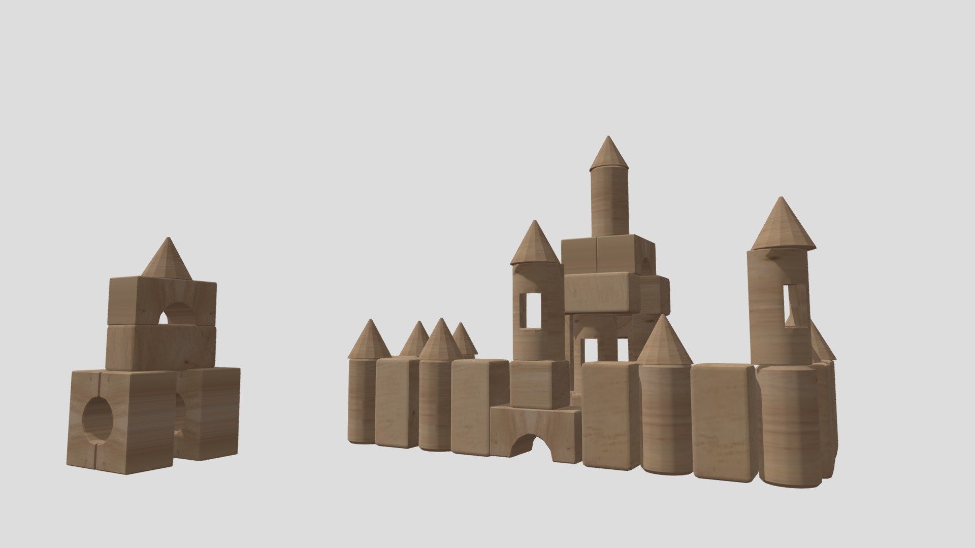 UV Block Castle Project - Download Free 3D model by jacksonhayes ...