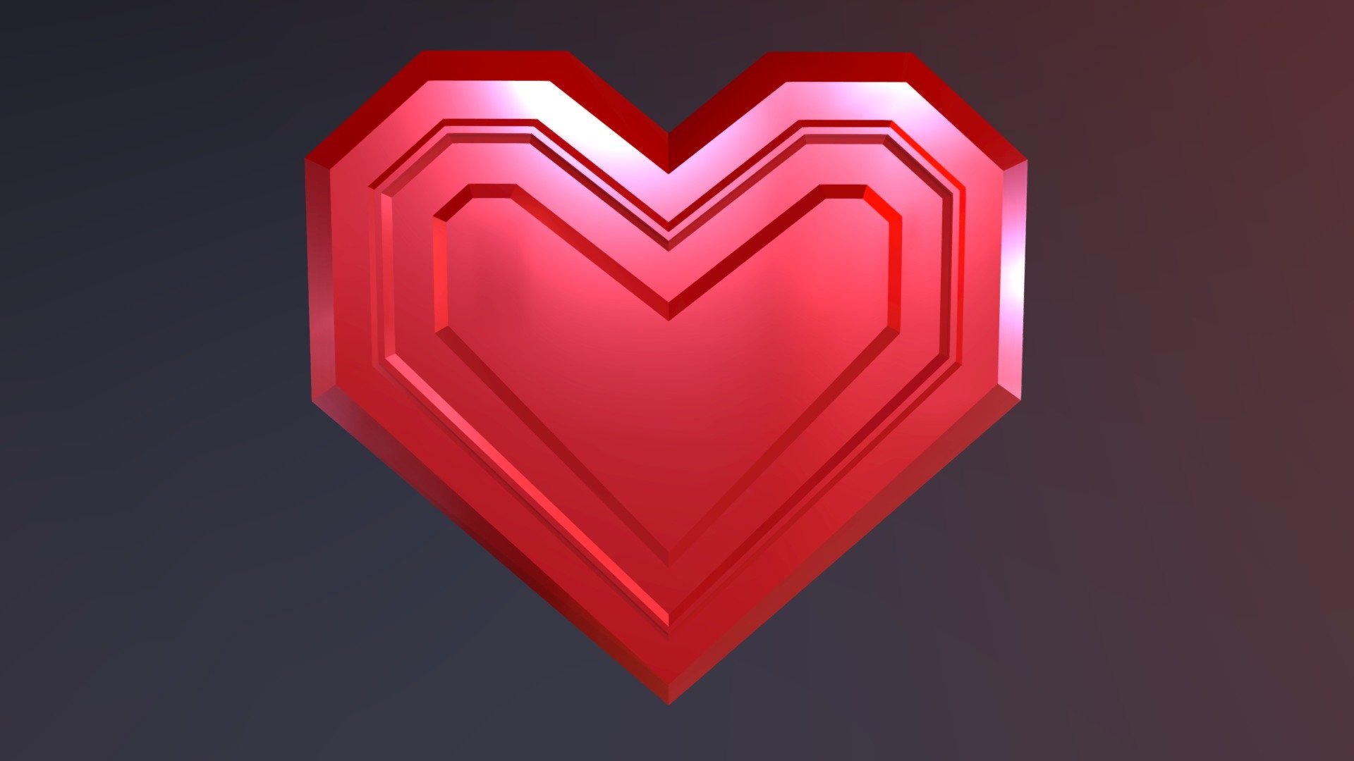 HEART SHAPE EDGE - Buy Royalty Free 3D model by DTA DESIGN STUDIO ...