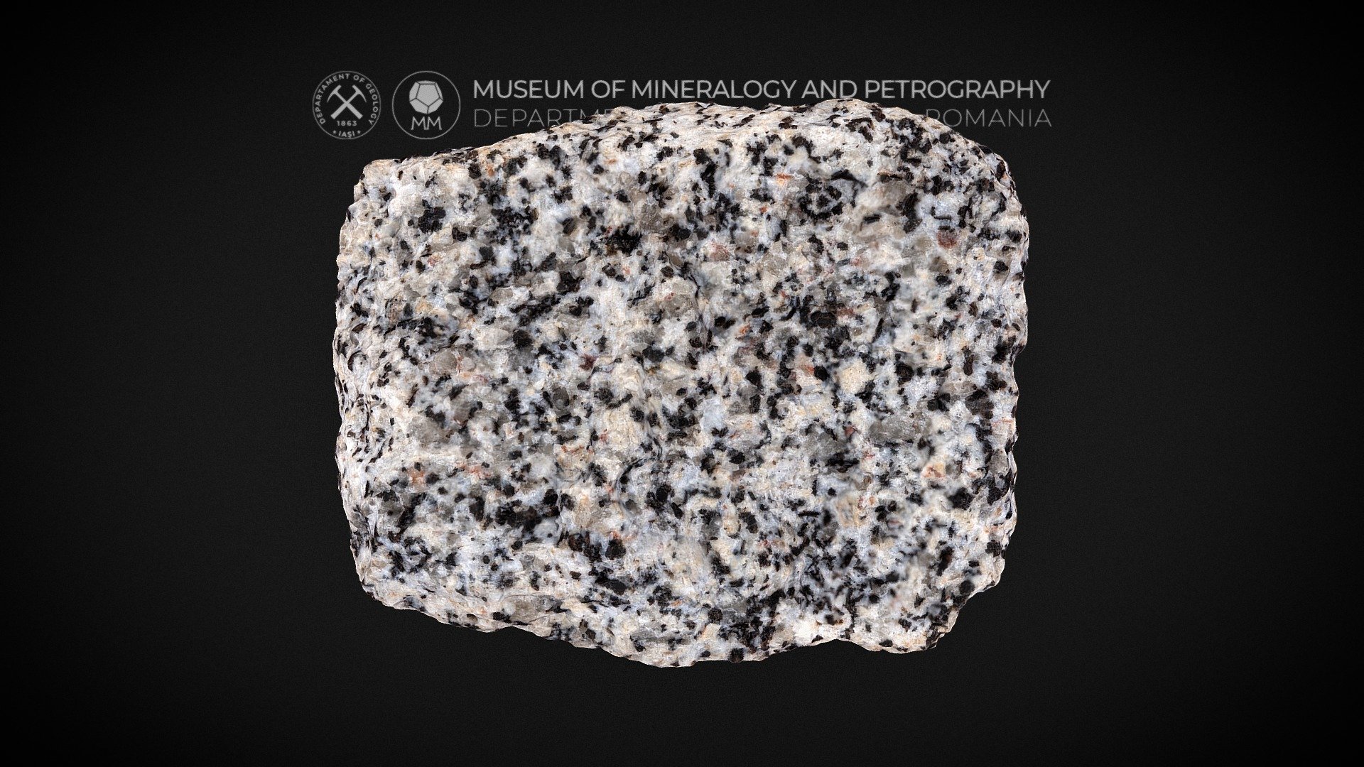 G is for Granite rock - 3D model by Museum of Mineralogy and ...
