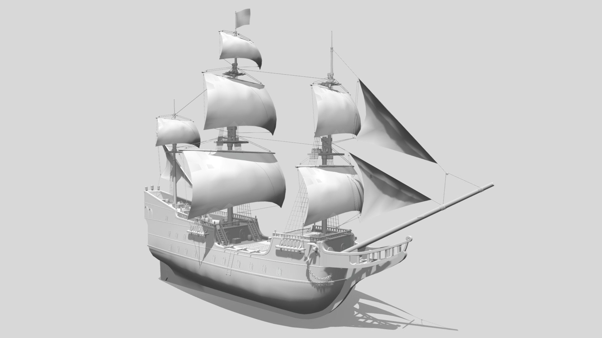 Pirate Ship - final - 3D model by Tomas Seagull (@TomasSeagull ...