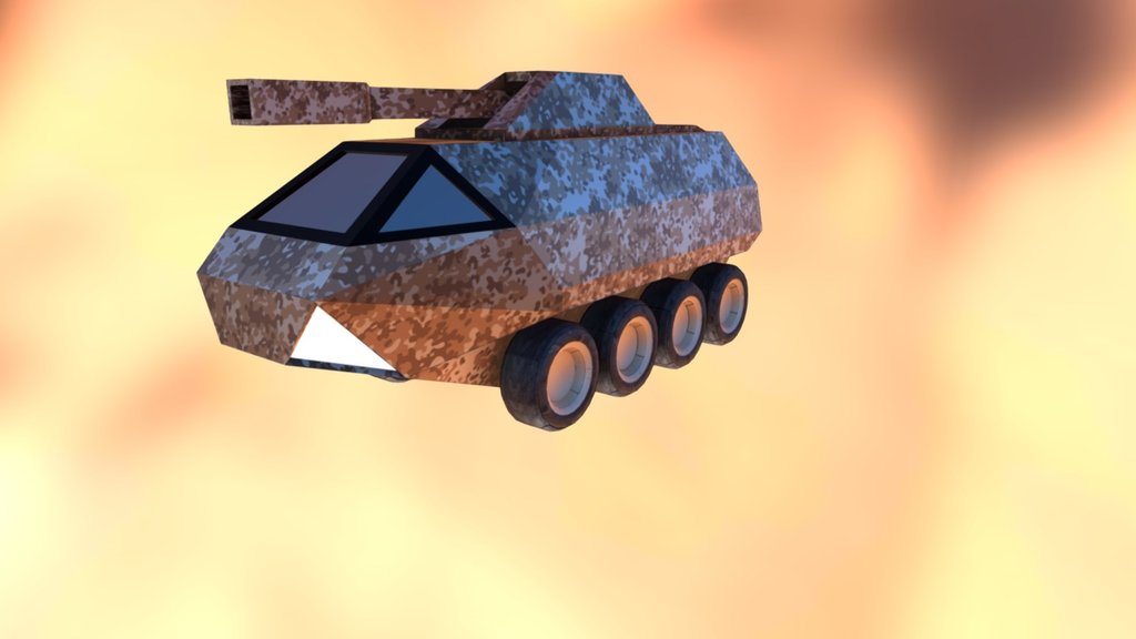 Scifi Laser Tanks 2 - 3D model by Angel Ayala (@angelayala) [19d2f98 ...