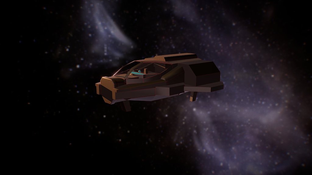 Spaceship Blockout - 3D model by cameronhorst [19d309f] - Sketchfab
