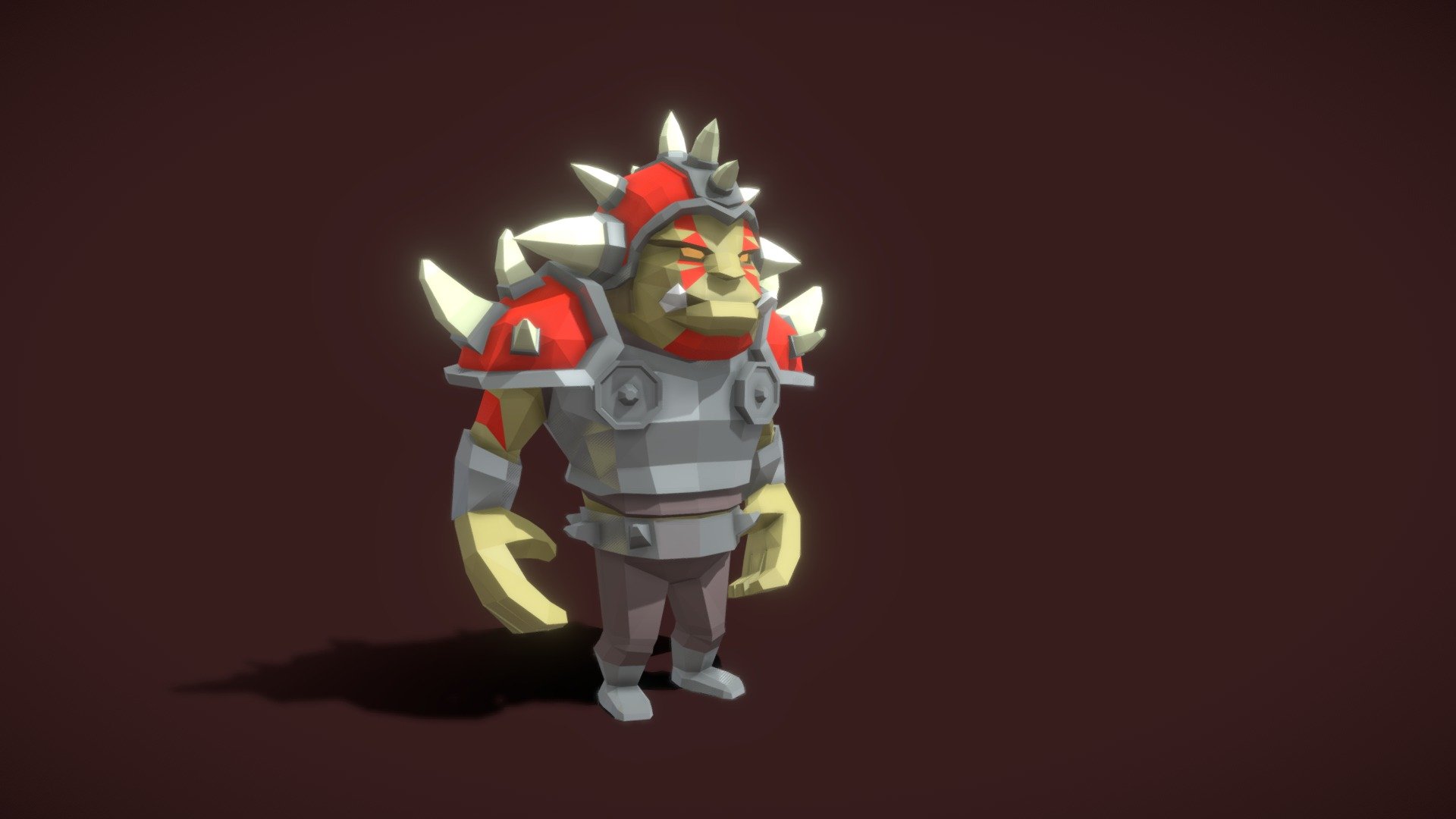 Orc Commander Low poly - Buy Royalty Free 3D model by Sergi Trojanski ...