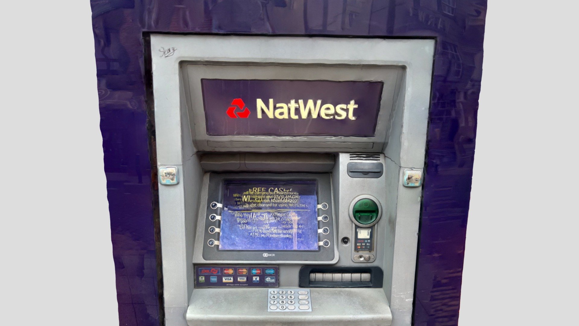 Cash point NatWest - Buy Royalty Free 3D model by Alex Tench (@alex ...