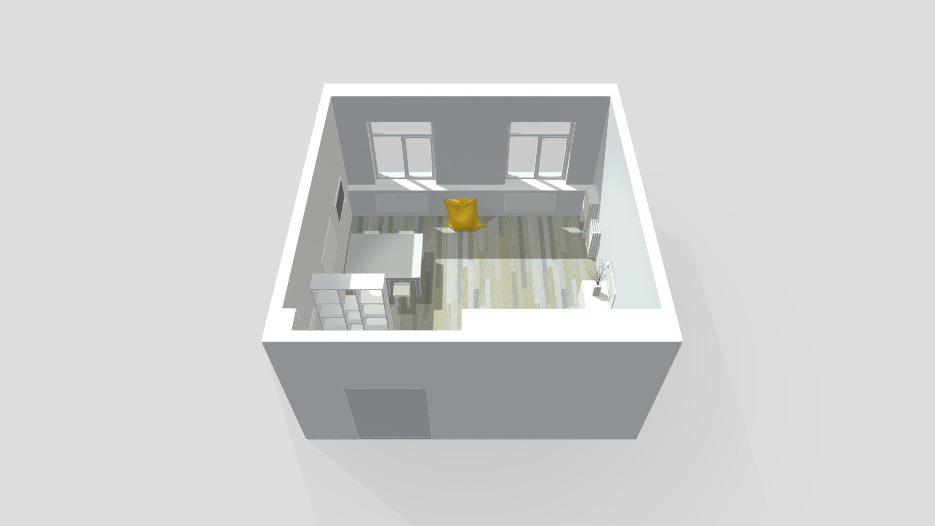 Studio - 3D model by alexandrapetrova [19d49c4] - Sketchfab