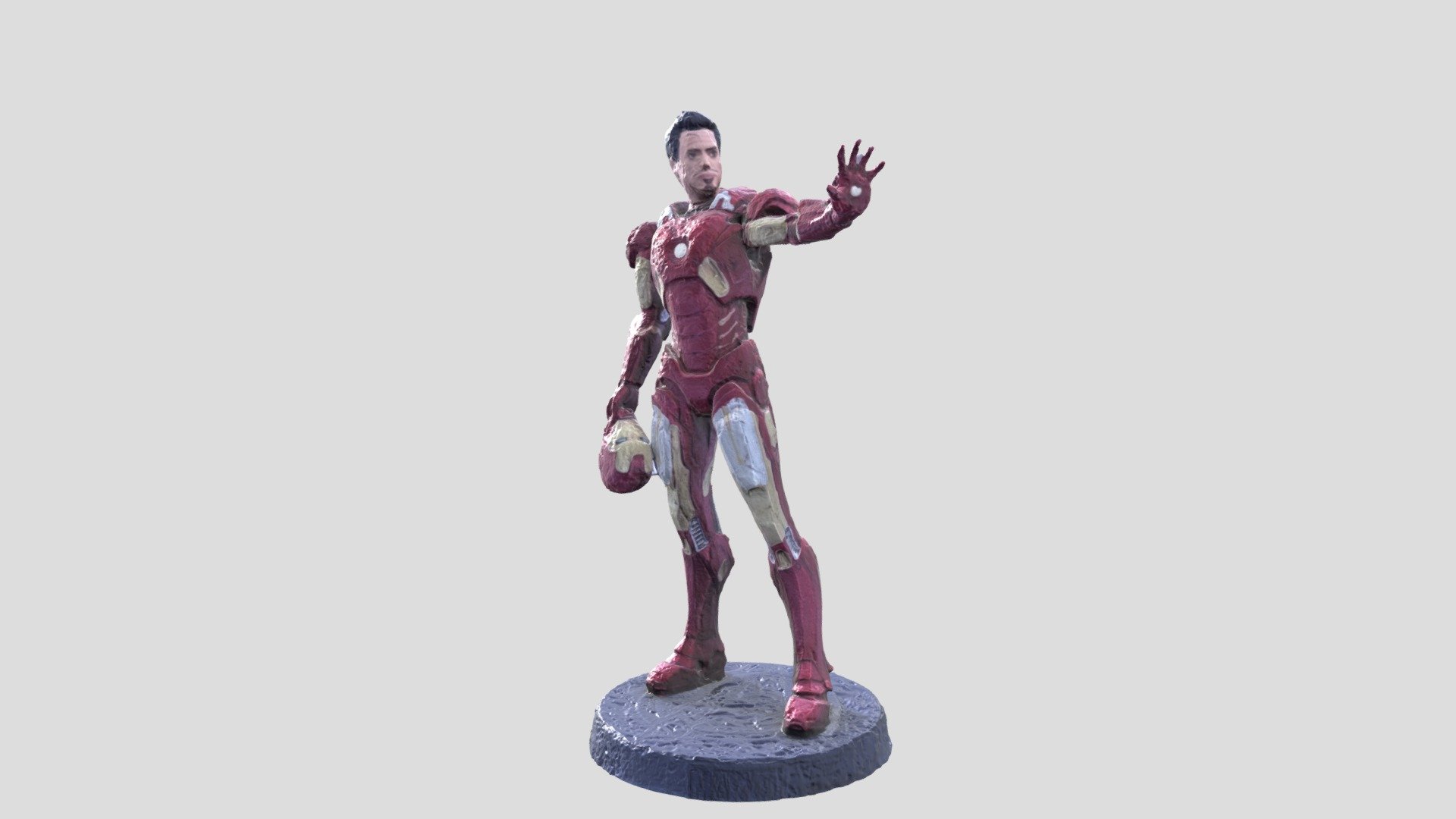 Iron Man Miniature Figurine - 3D model by Michael Douglass ...