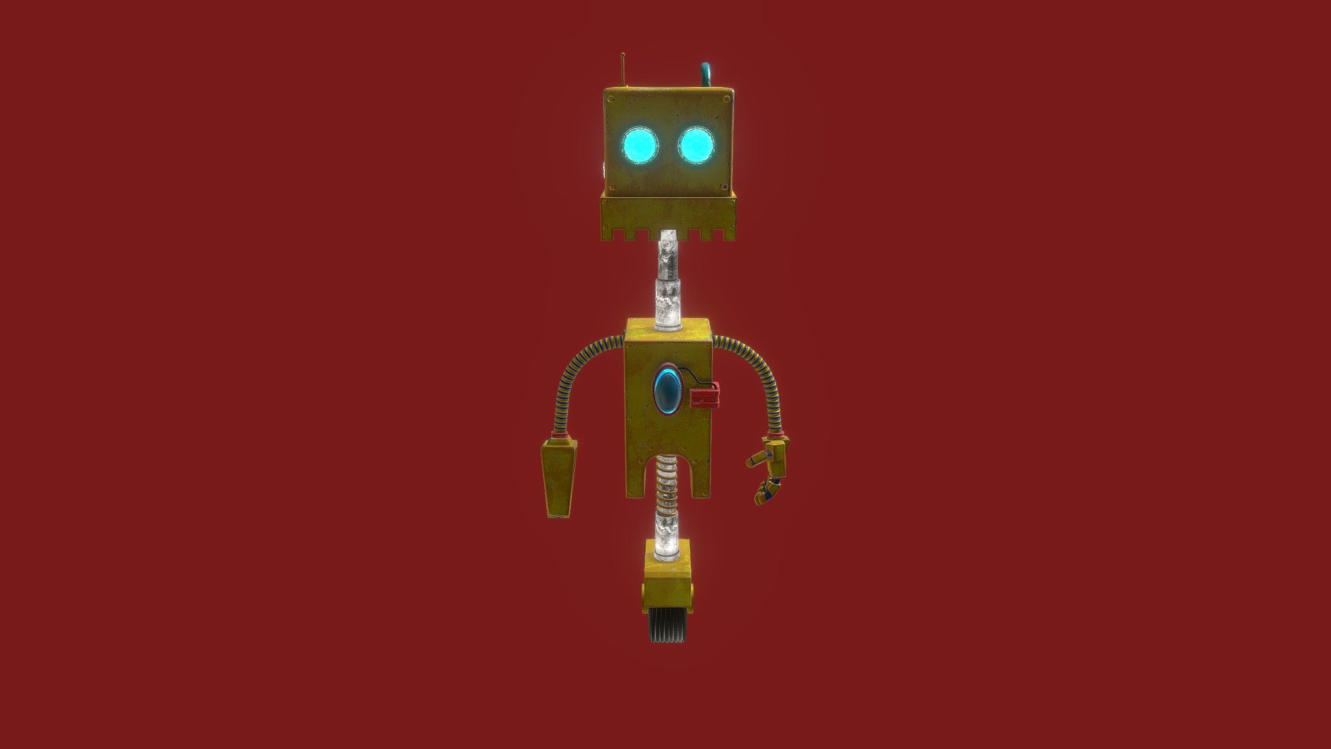 Fire Robot - 3D model by lguimaraes [19d8e35] - Sketchfab