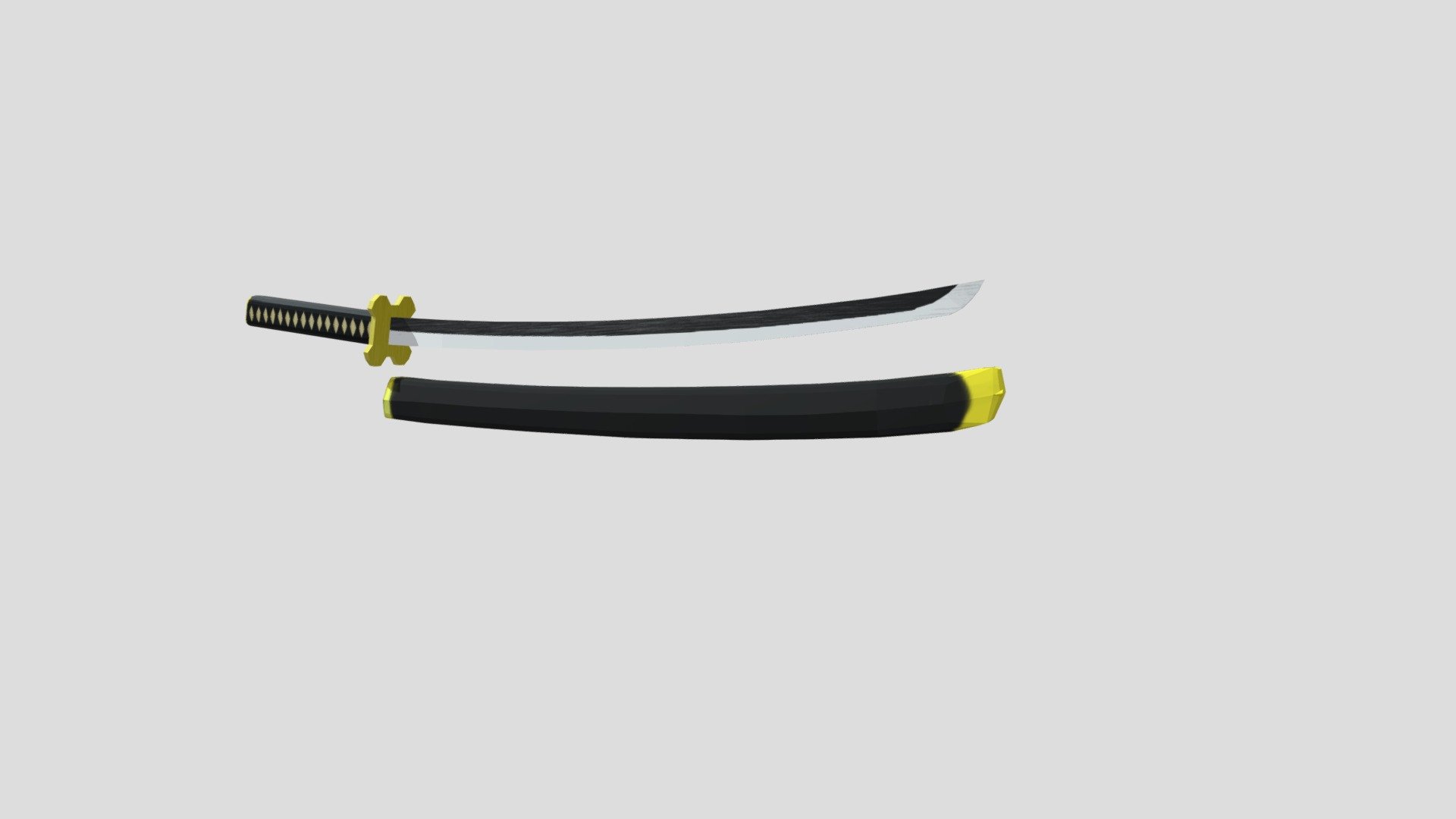 Basic Katana - 3D model by Ryuunari [19d973e] - Sketchfab