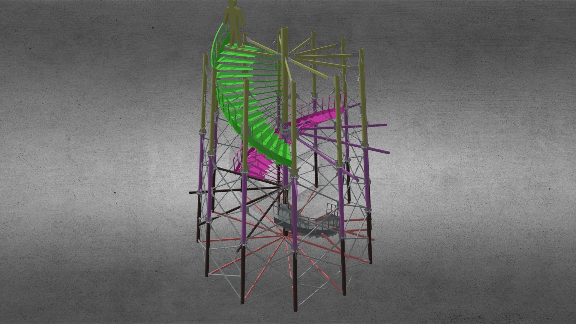 Structura casa din copac - Download Free 3D model by daciasport ...