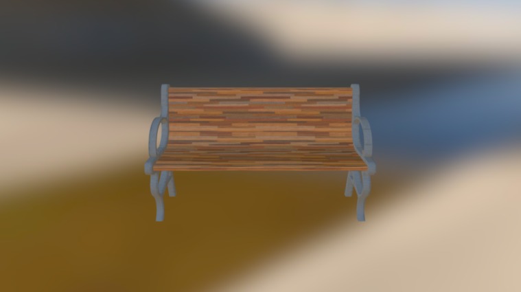Bench - Download Free 3D model by Jason Regalado (@_imthooon) [19dc5e8 ...