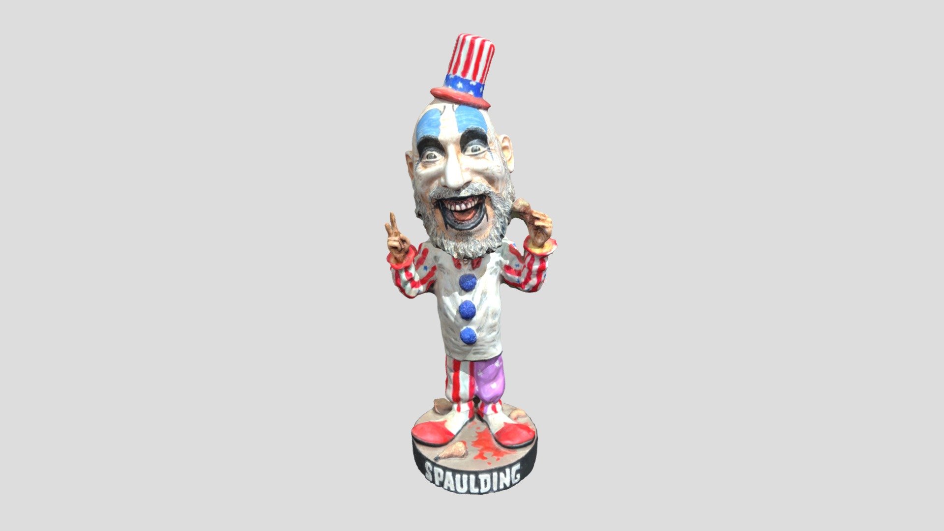 Captain Spaulding Bobblehead - 3D model by dlsounddesign [19dcad2 ...