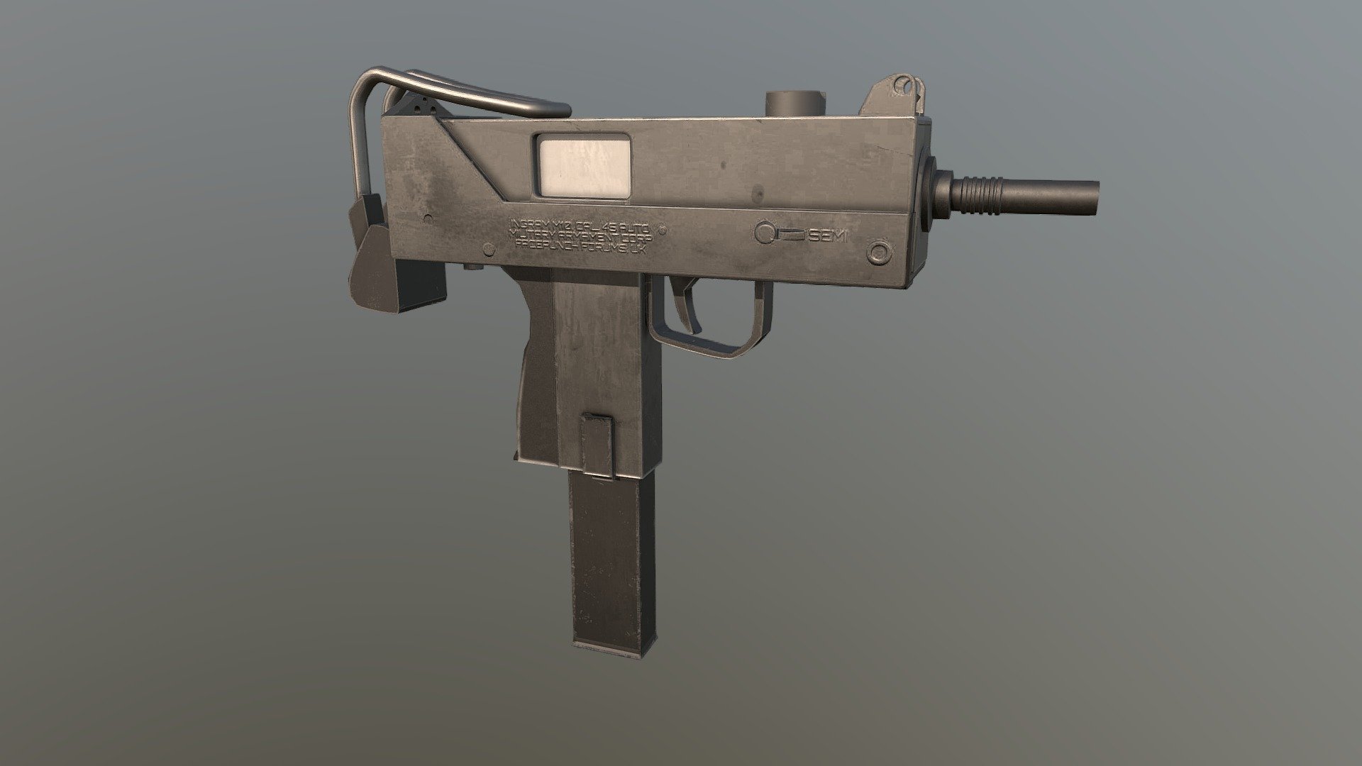 MAC-10 - Download Free 3D model by mikrel071204 [19dded2] - Sketchfab