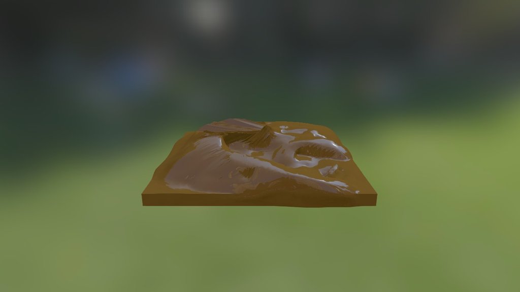 Valley Landform - 3D model by cpmakerspace [19de9a0] - Sketchfab