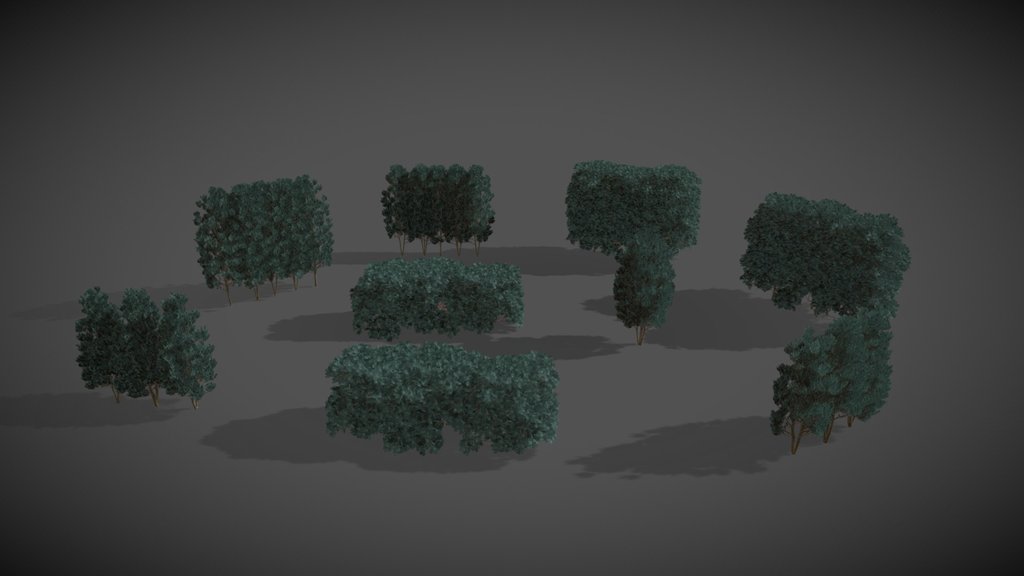Landscaping Vegetation - A 3D model collection by xfrog - Sketchfab