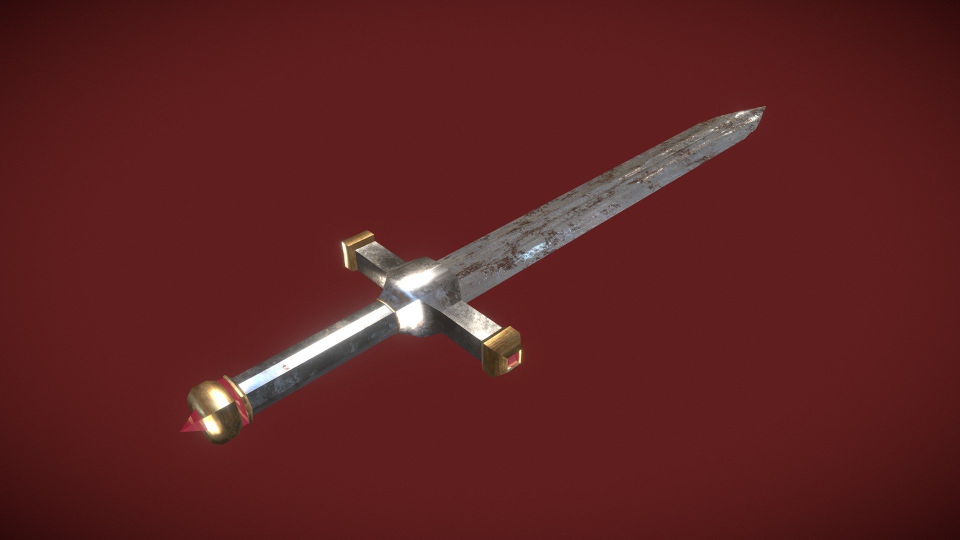 Rusty Old Sword - Download Free 3D model by Owen.Barden [19df8db ...