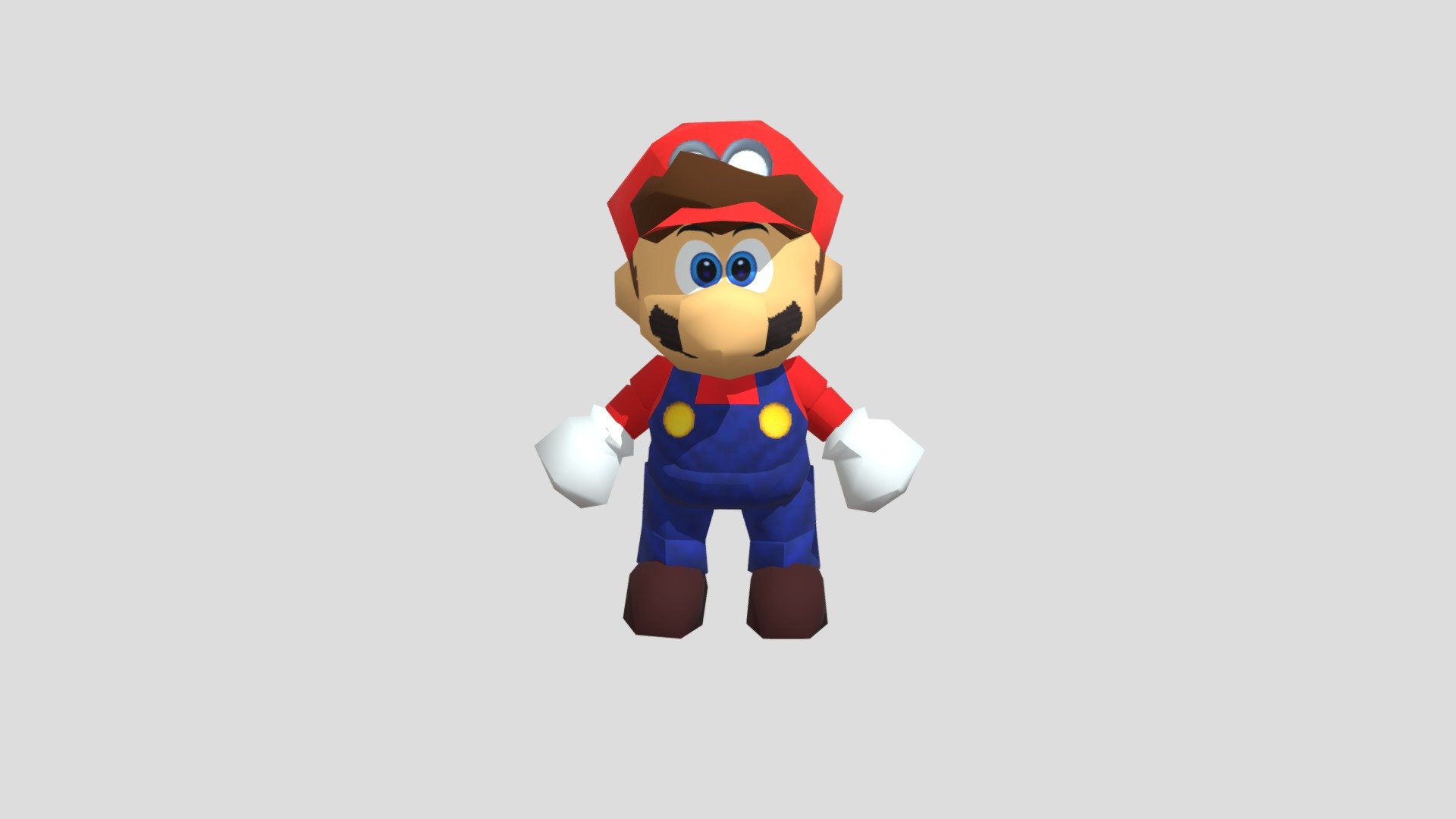 SM64 Mario but odyssey Mario with HD textures - Download Free 3D model by 89120 [19e2d3f ...