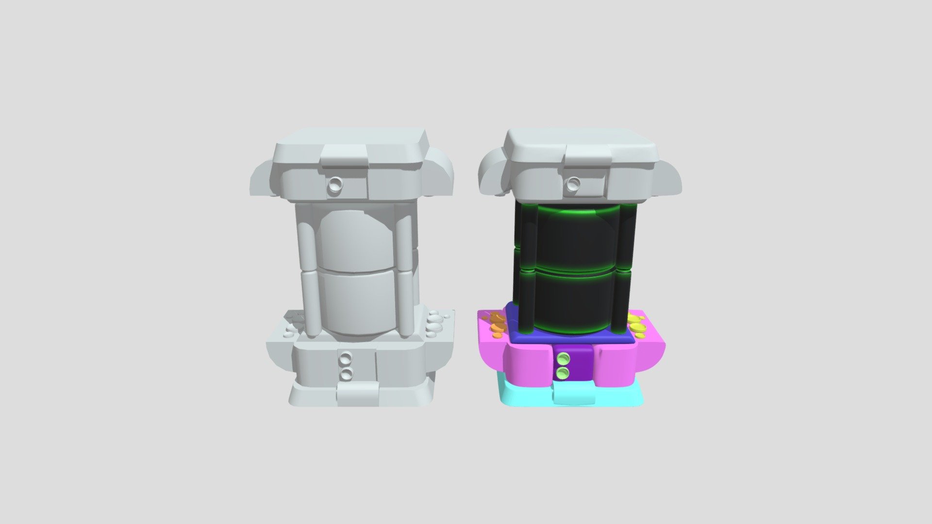 Silo High And Low - 3D model by Chelsea677 [19e36f2] - Sketchfab