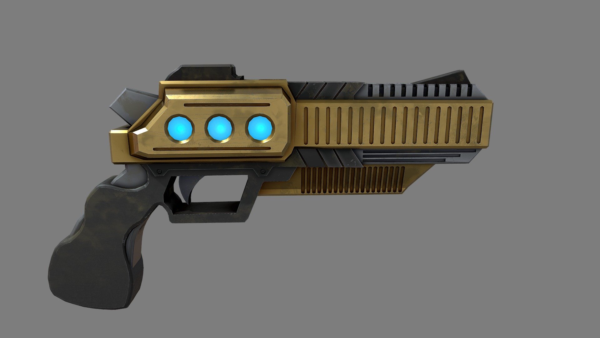 Sci-fi Gun (Stylized, Valorant style) - Download Free 3D model by ...
