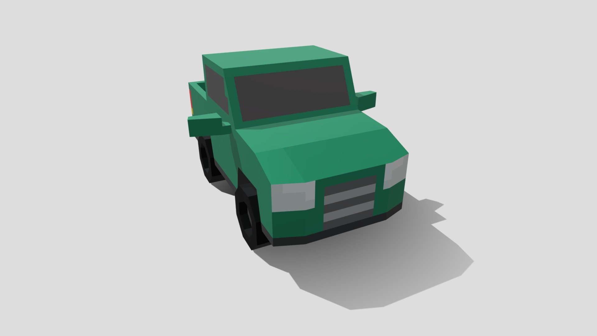 Low-Poly Truck - 3D model by marioshouse2010 [19e5a7a] - Sketchfab