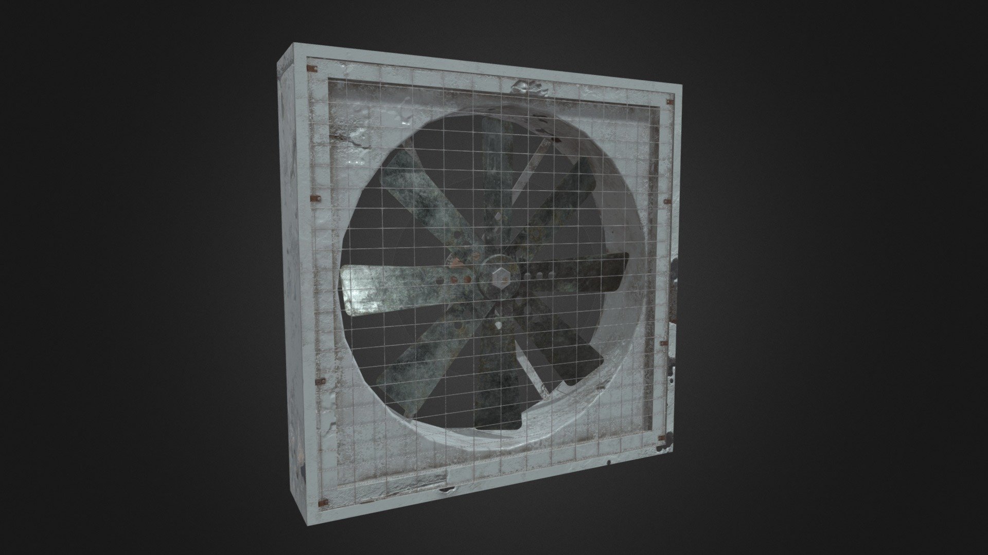 Rusty dirty Industrial fan ventilation - 3D model by DEICIDER78 ...