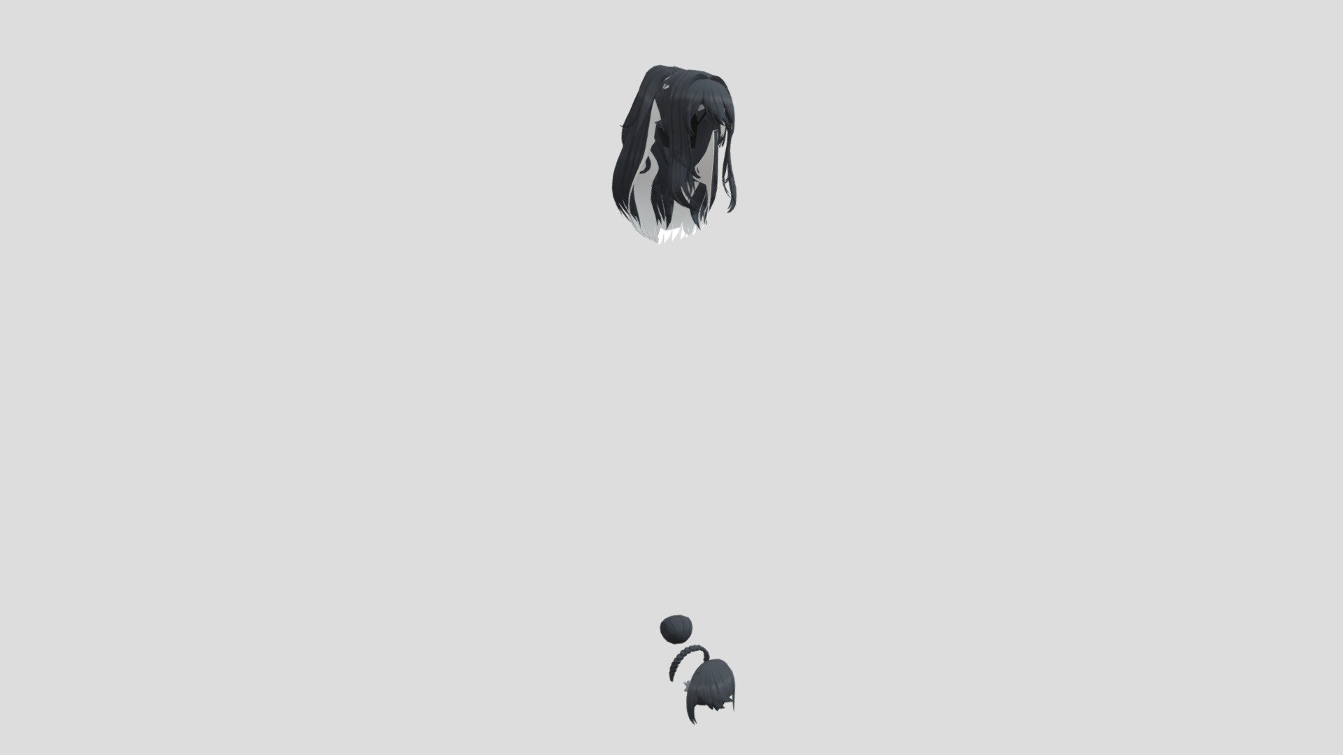 Ayano Custom Mode Hairs. - Download Free 3D model by Mochi Dev ...