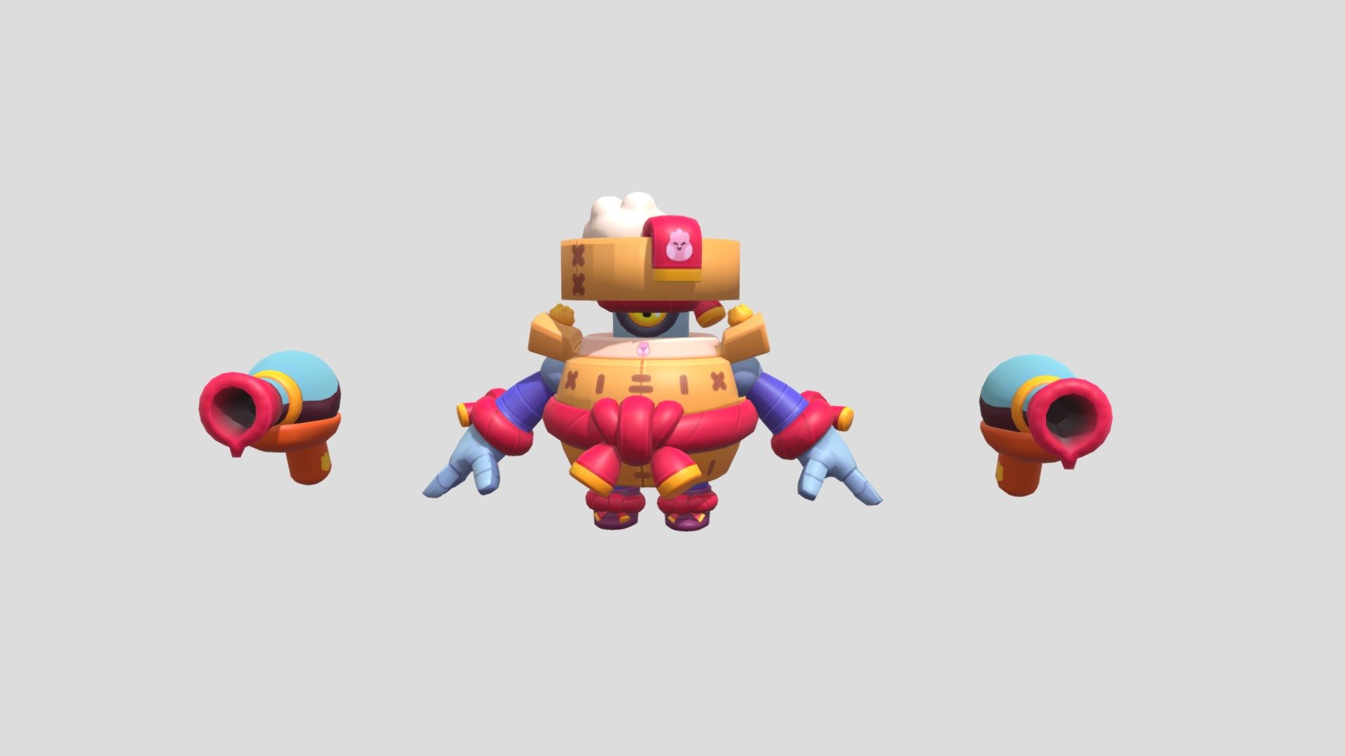 Dumpling Darryl - .blend, rigged - Download Free 3D model by GameR ...