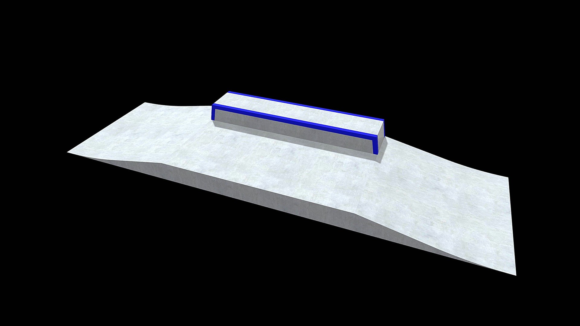 Skateboard Ramp Funbox - 3D model by Christoph Weiß (@Christophweiss ...