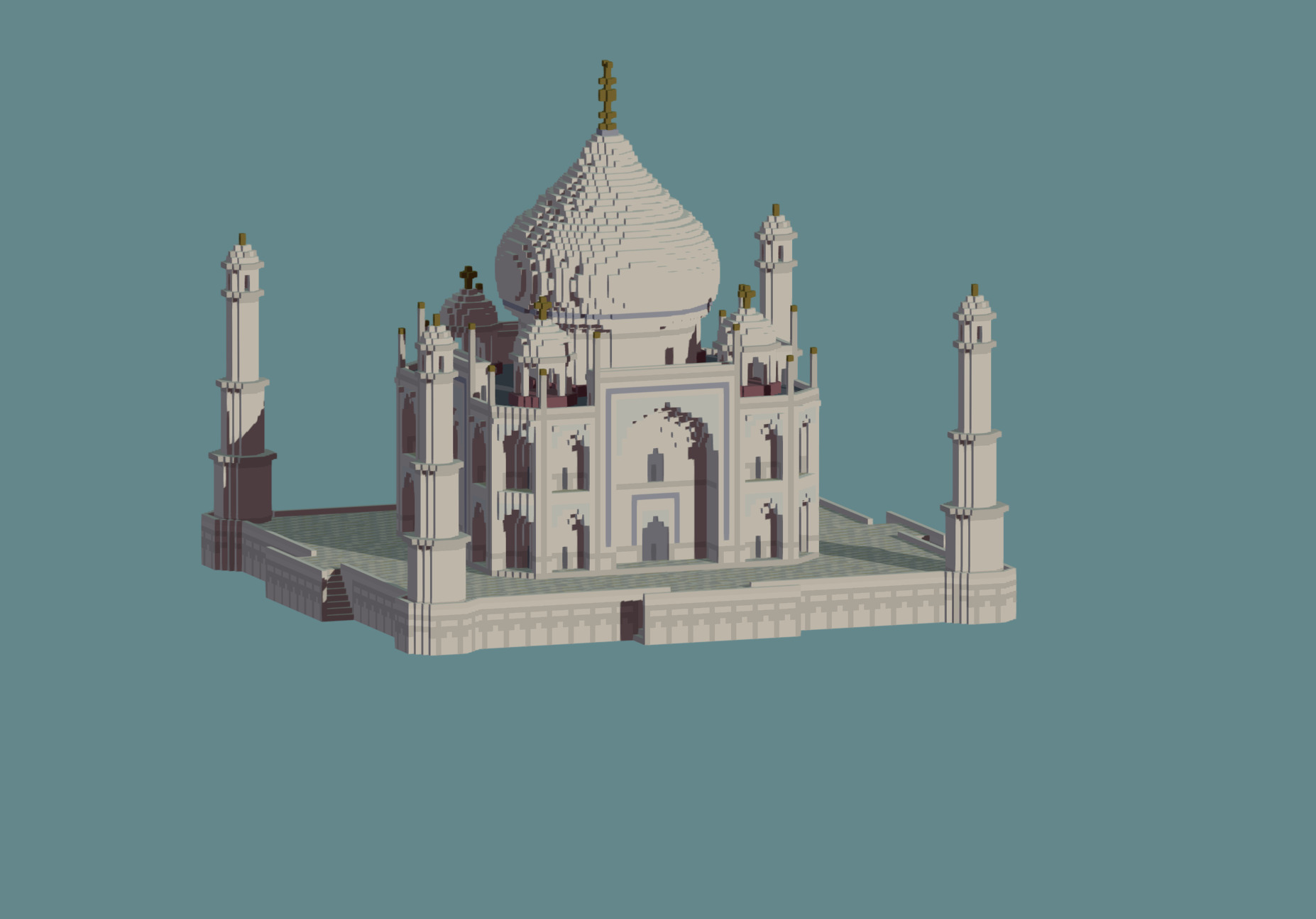 Taj Mahal - 3D model by Champollion [19e924c] - Sketchfab