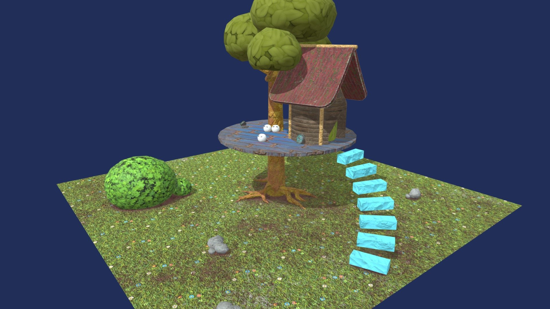 Wizard House - Download Free 3D model by MaG1K7 [19ea0d0] - Sketchfab