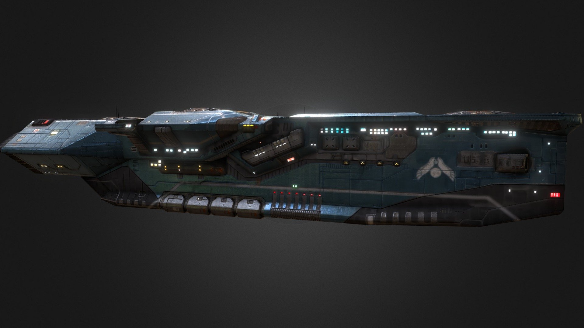 Destroyer (Hiigaran) - Download Free 3D model by savaro [19ea16e ...