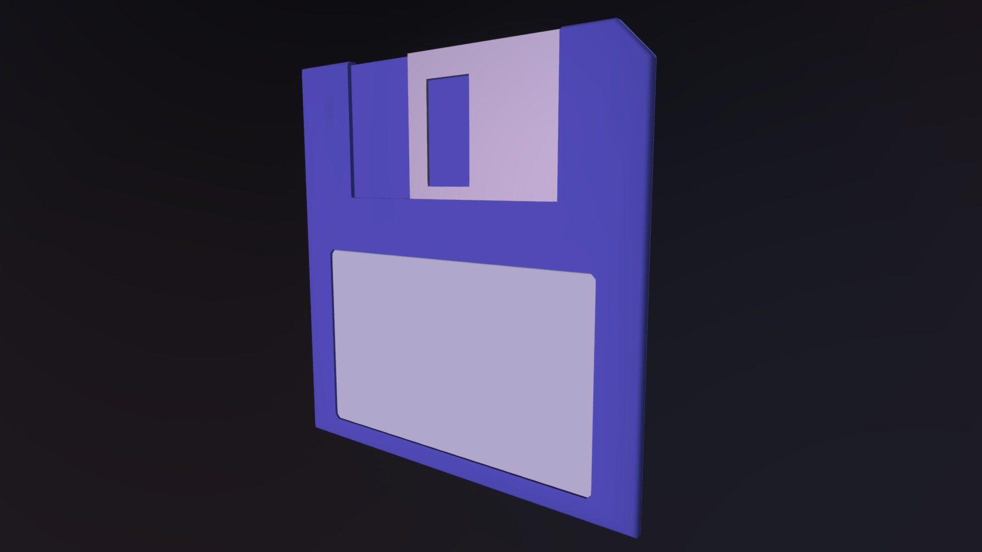 Floppy disk - 3D model by DarraghR [19ea81f] - Sketchfab
