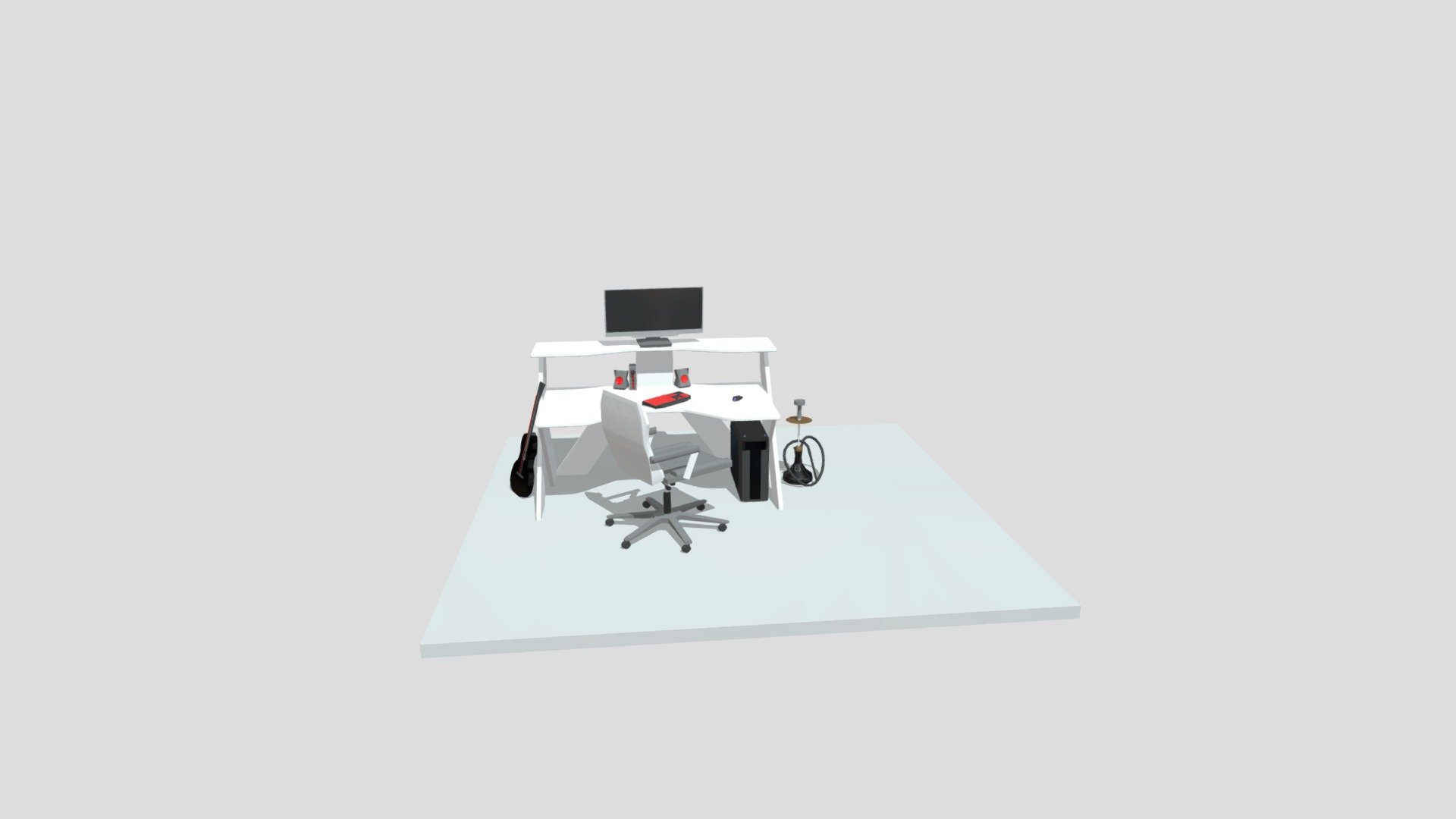 WorkSpace - Download Free 3D model by softsmoke [19eb5d8] - Sketchfab