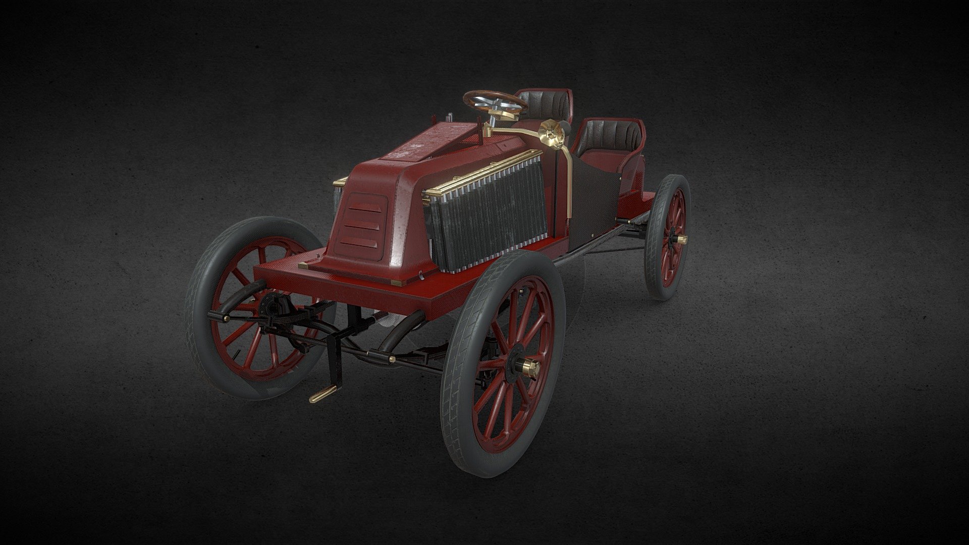 1902 Renault Type K (photo based) - 3D model by KrStolorz (Krzysztof ...