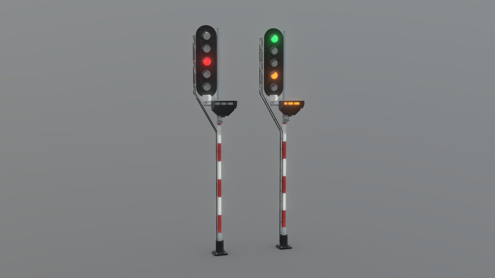 Railway Light Signals - Download Free 3D model by Voynaroveech [19ec116 ...