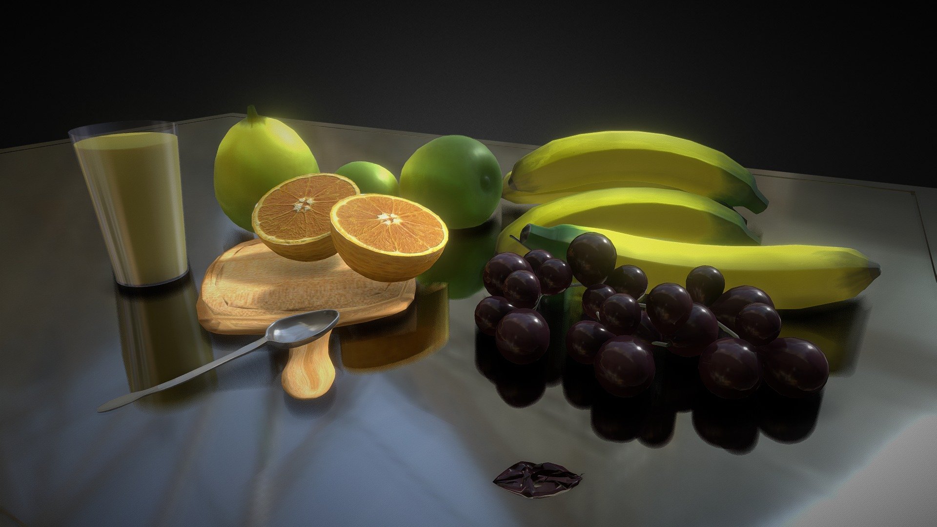 Healthy breakfast - Download Free 3D model by pixol3d [19ec871] - Sketchfab
