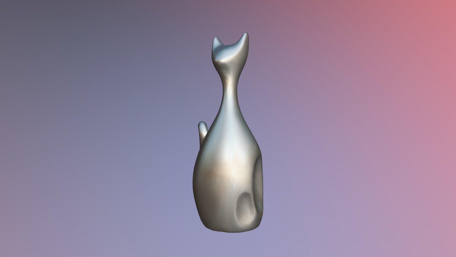 Chat - 3D model by creasculpt [19ed7ed] - Sketchfab