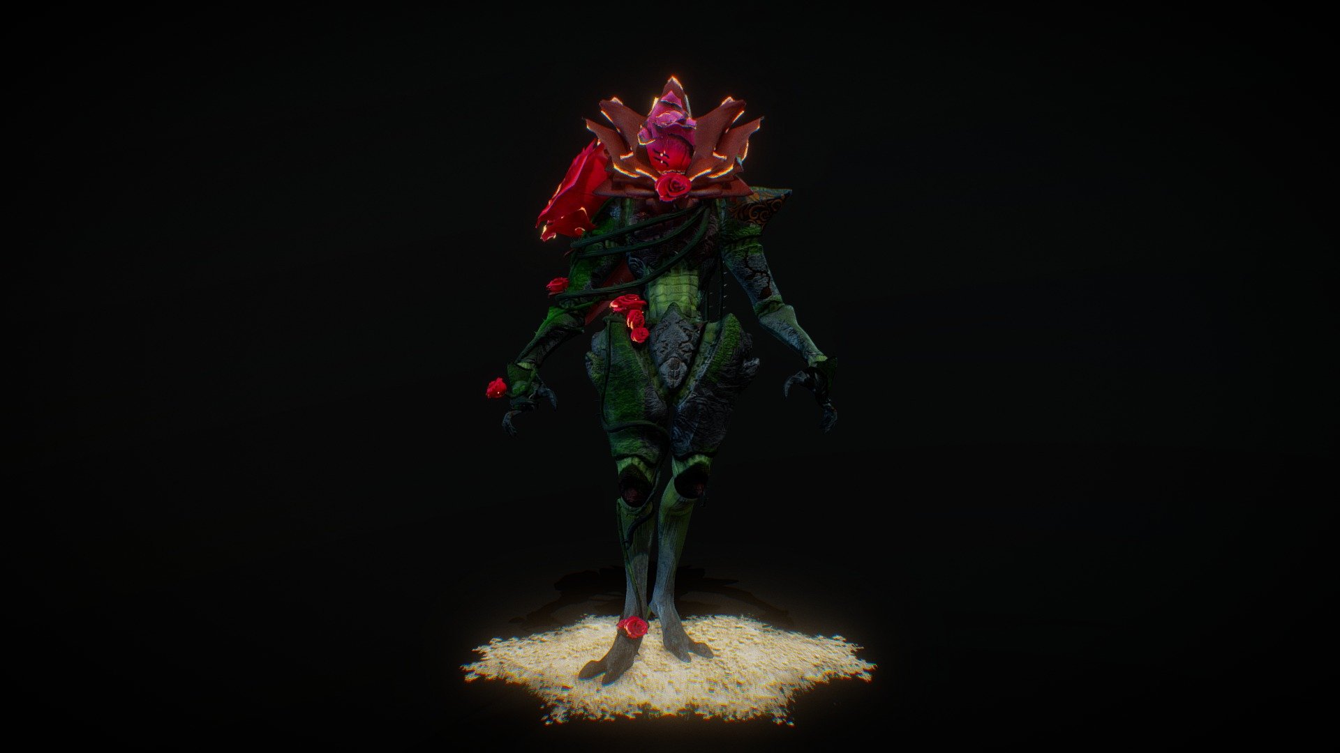 Roseit The Cursed Rose Knight - 3D model by MagicHorizon (@CalangoTech ...