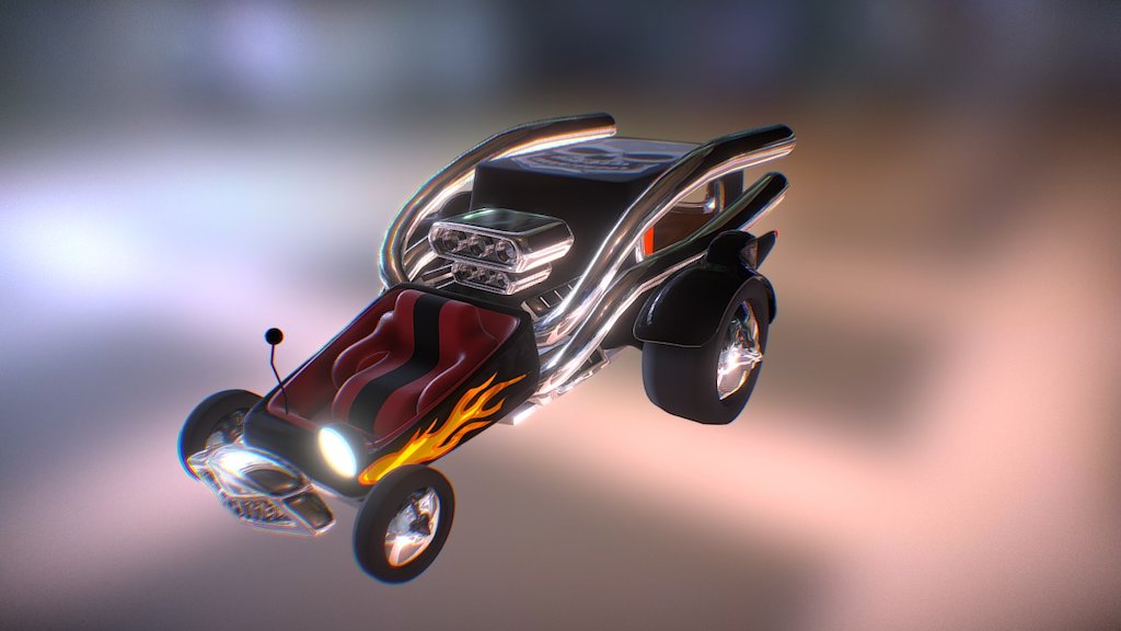 Bone Wagon - 3D model by NorbTheCreator [19efca0] - Sketchfab