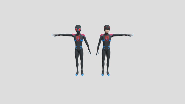 Spider-verse 3D models - Sketchfab