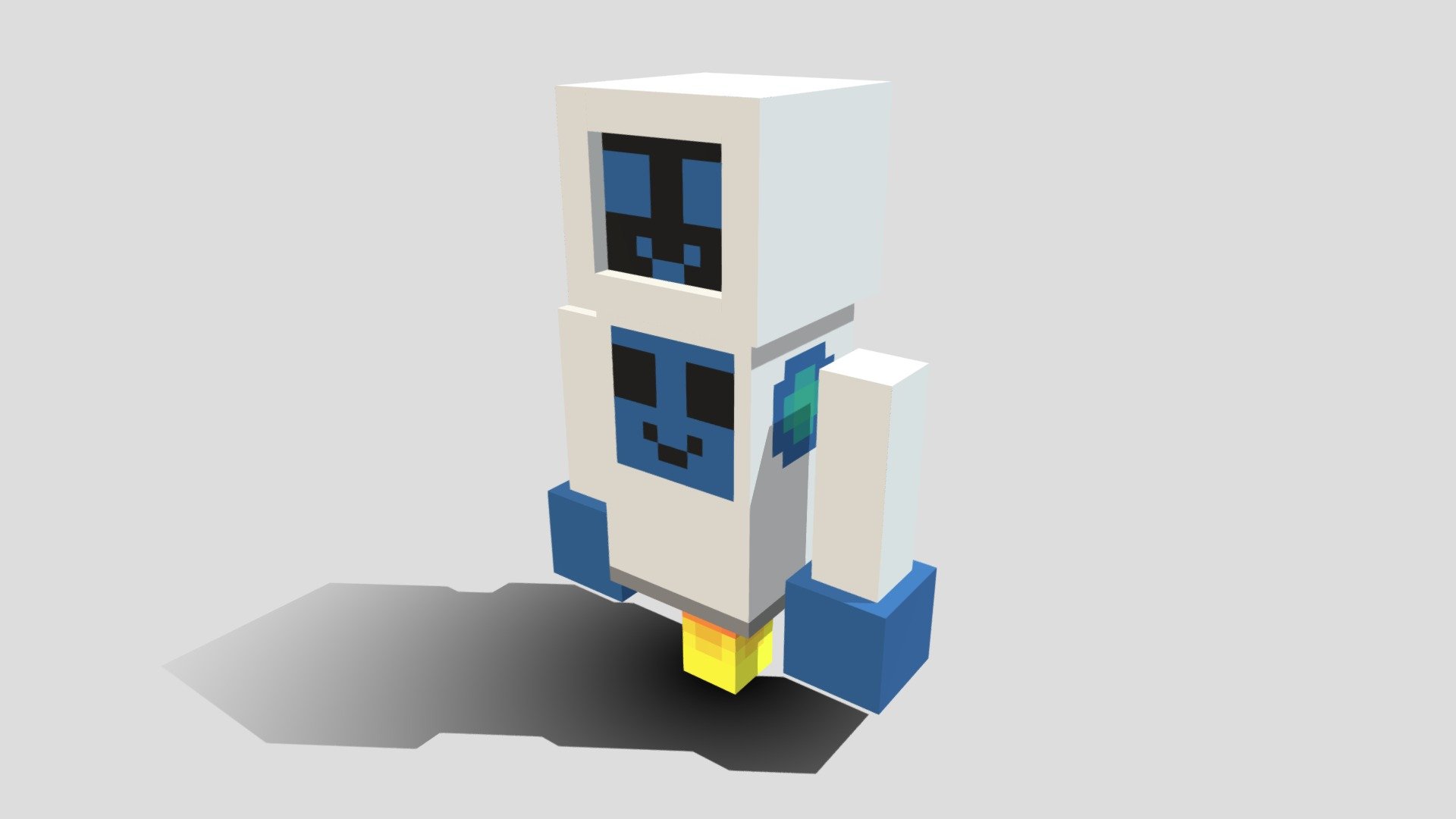 The cute bot - 3D model by eiromero101 [19f180c] - Sketchfab