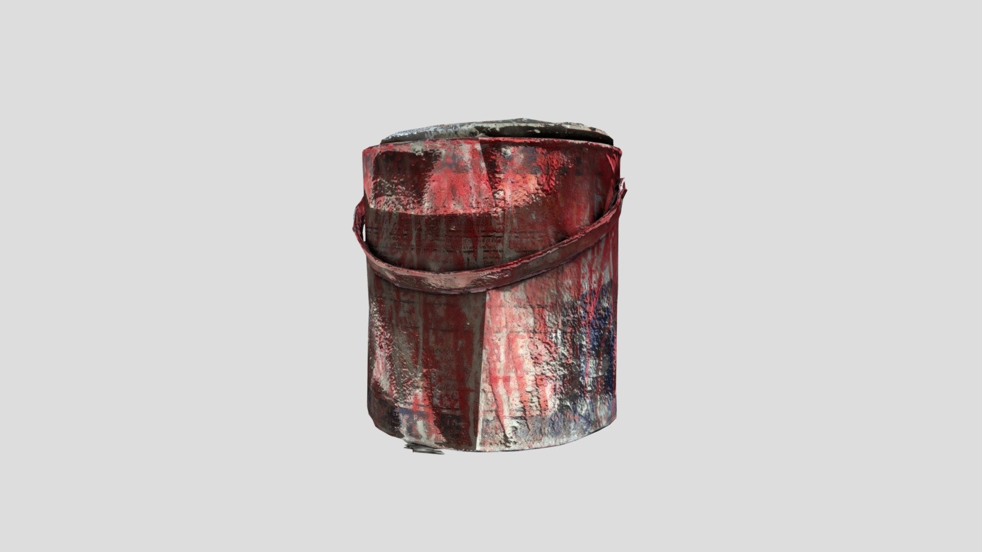 Paint Bucket - 3D model by rehman.rafiq [19f1c2c] - Sketchfab