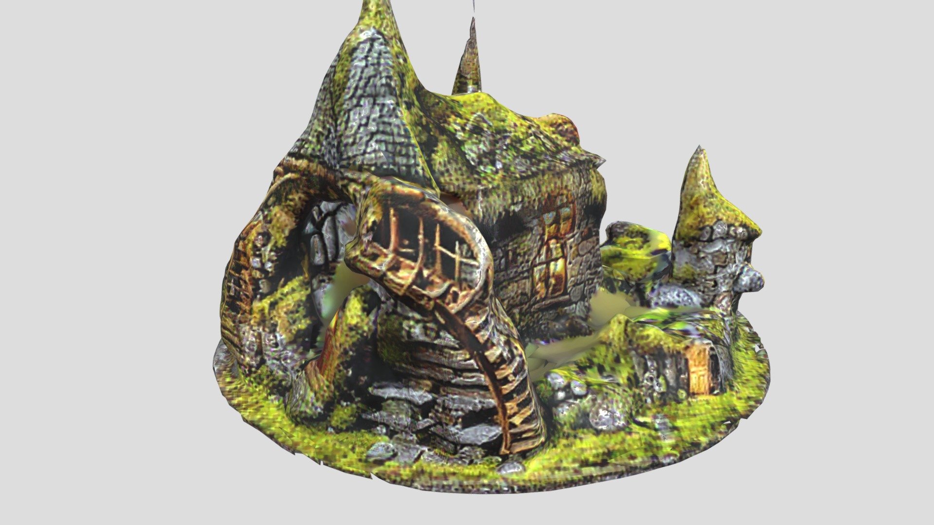 Wizard's Cottage - Download Free 3D model by trickmachine1 [19f215d ...