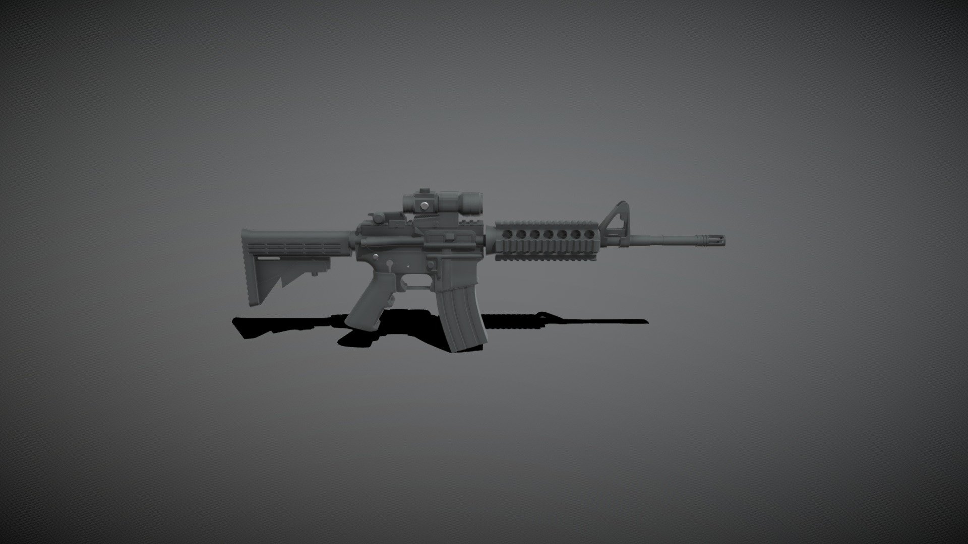M4A1 Carbine - 3D model by Harry (@Harrynotpotter) [19f2197] - Sketchfab